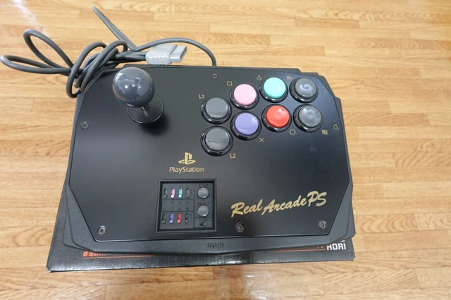 PS1 HORI REAL Arcade PS Joy Stick Controller PS2 Japan Playstation ...
