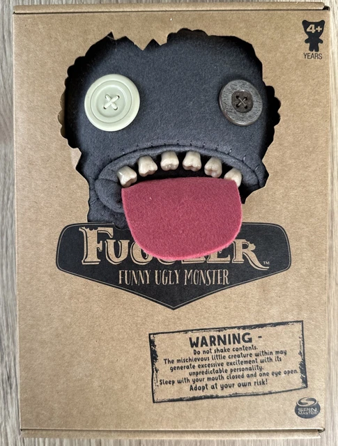 FUGGLER FUNNY UGLY Monster Oogah Boogah Grey Felt Soft Toy New In Box £ ...