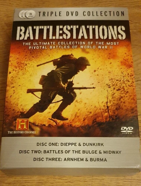 TRIPLE DVD COLLECTION Battlestations Most Pivotal Battles of World War ...