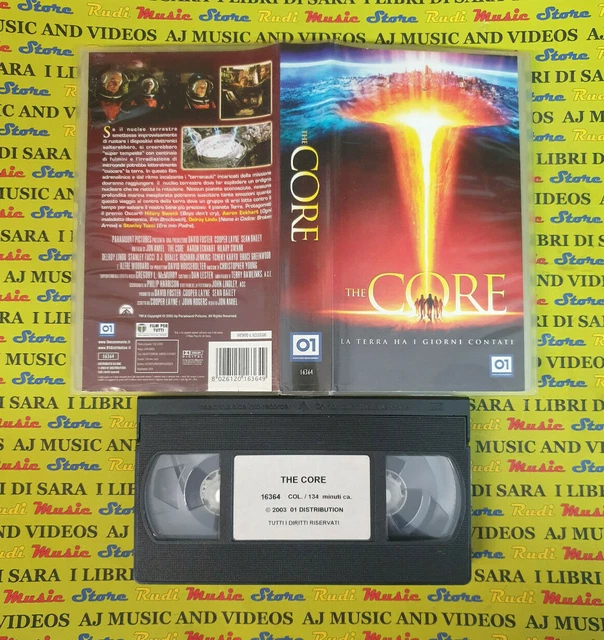 2003 01 (F5) VHS THE CORE Movie Aaron Eckhart Hilary Swank Paramount 01 ...
