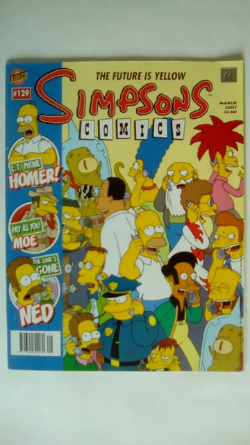 SIMPSON COMICS MARCH 2007 Number 129 £3.99 - PicClick UK