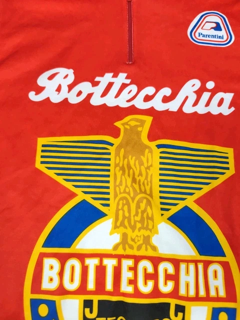VINTAGE CICLISMO MAGLIA jersey Cycling Bottecchia Bike Eroica M EUR 74 ...