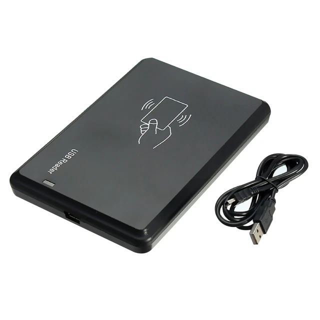 USB RFID READER 125khz EM4100 ID Contactless Sensitivity Smart Card ...