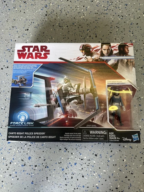 FIGURINE STAR WARS Force Link CANTO BIGHT POLICE SPEEDER avec Canto EUR ...