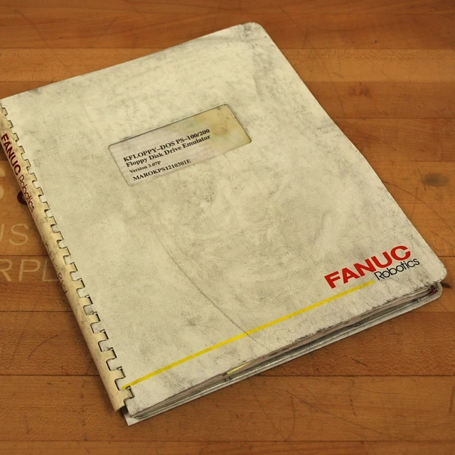 MANUEL ÉMULATEUR DE lecteur de disque Fanuc KFLOPPY-DOS PS-100/200 ...