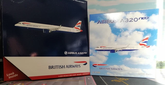 BRITISH AIRWAYS AIRBUS A320/A321NEO 1/400 by Gemini Jets /Phoenix. BRAND NEW £89.99 - PicClick UK