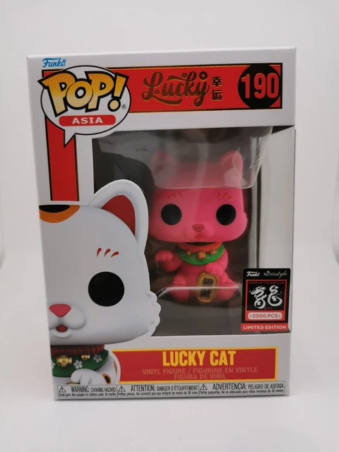 FUNKO POP ASIA Pink Lucky Cat 190 2024 Year of Dragon Mindstyle ...