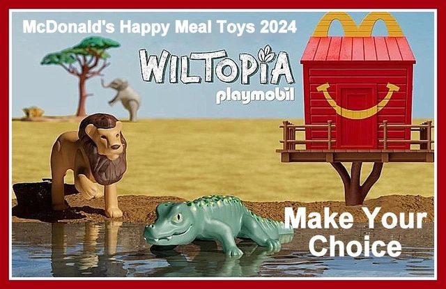 MCDONALD'S HAPPY MEAL 2024 WILTOPIA - PLAYMOBILE Brand new eco friendly ...
