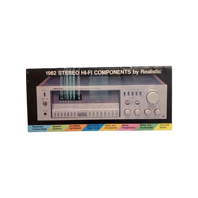 VINTAGE 1982 80S Radio Shack Tandy Realistic Stereo Components HI-FI ...