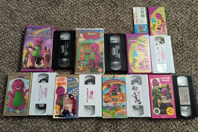 BARNEY & FRIENDS VHS Movie Lot Of 7 Sing And Dance, ABC's, Rock With ...