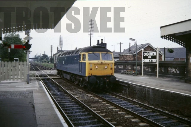 35MM SLIDE BR British Railways Diesel Loco Class 47 47327 Gobowen 1985 ...