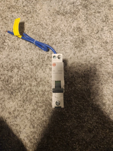 WYLEX 6A MINIATURE RCBO Single Module Type a NHXS1B06 £5.43 - PicClick UK