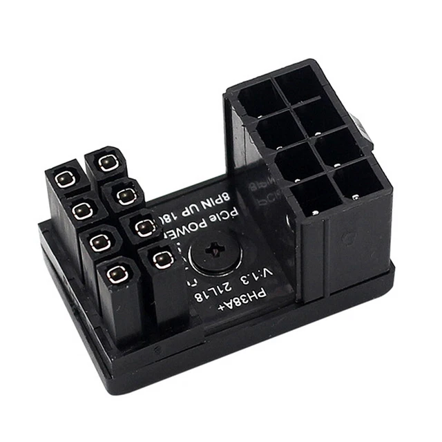 TURN CONNECTOR 8 Pin GPU PCIe 6 Pin for PC Computer Graphics Card ...
