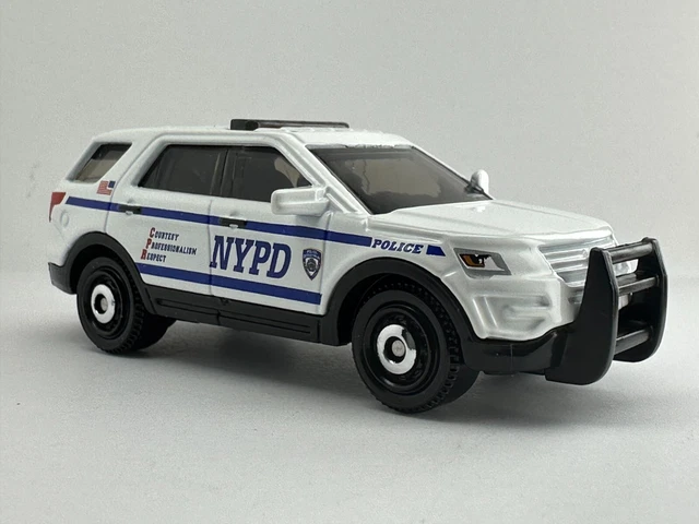 MATCHBOX 2016 FORD Interceptor Utility NYPD police cruiser car white ...