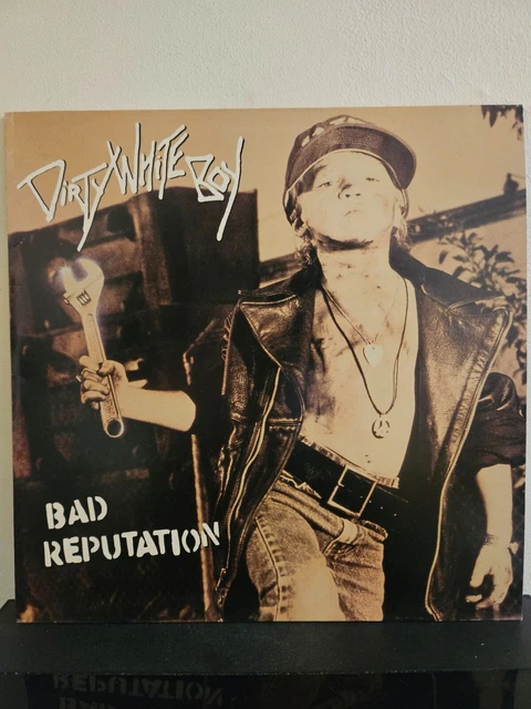 DIRTY WHITE BOY Bad Reputation 1990 LP EARL SLICK HARD ROCK ORG PRS ...