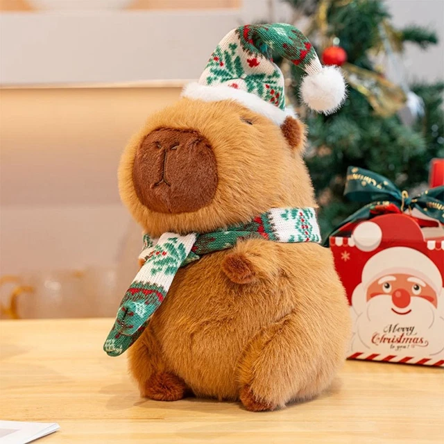 CHRISTMAS CAPYBARA STUFFED Animals Soft Capybara Plushies Capybara ...