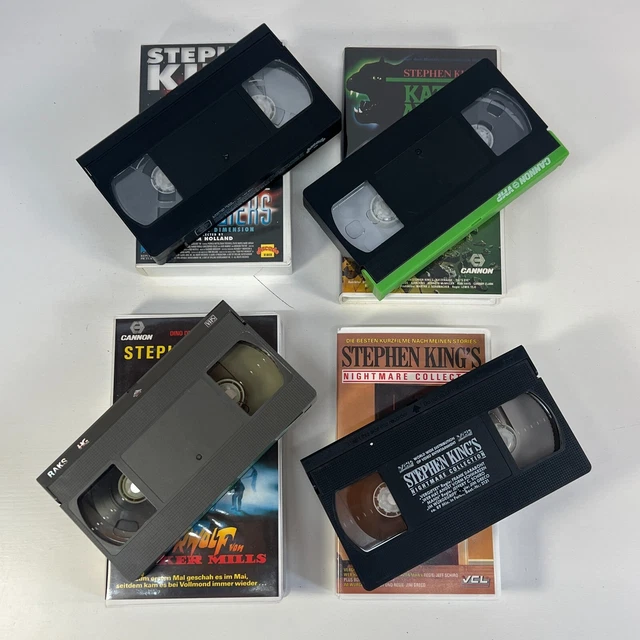 4X STEPHEN KING'S VHS 80s VCL Cannon Collector Deutsch £21.88 - PicClick UK