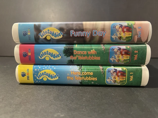 3 PBS KIDS Teletubbies VHS Tapes Lot ~ Volume 1, 2 And 5 $27.15 ...