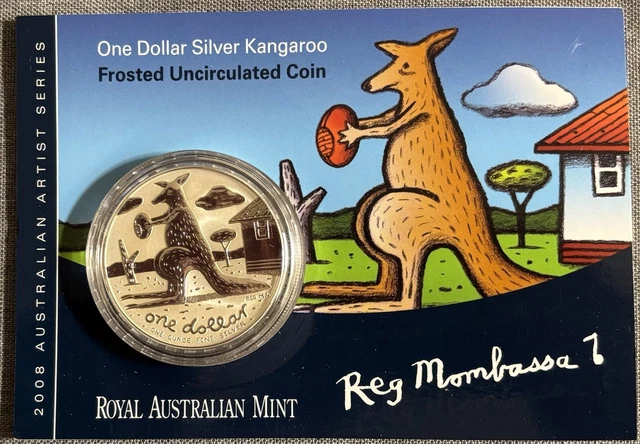 AUSTRALIA KANGAROO 1OZ Silver BU 2008 Capsule & Coin Card .999 £42.25 ...