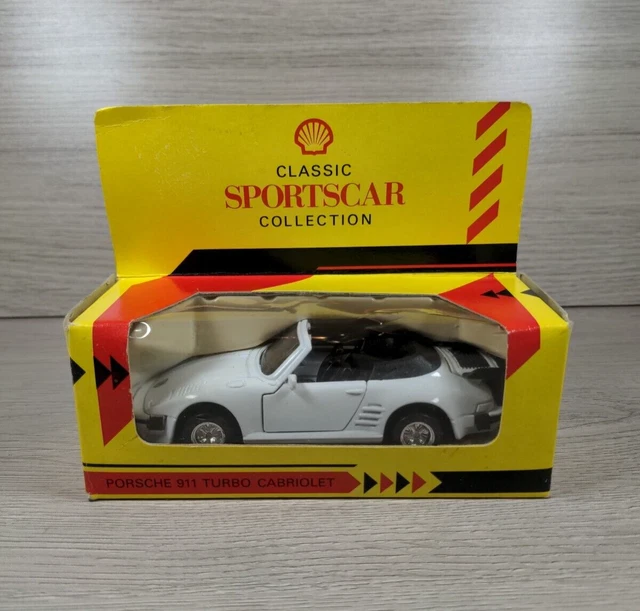 SHELL GARAGE CLASSIC Sports Car Collection Porsche 911 Turbo Cabriolet ...