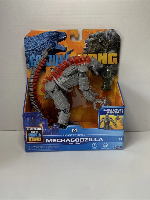 GODZILLA VS KONG Mechagodzilla 6” Battle Damage Reveal Playmates ...
