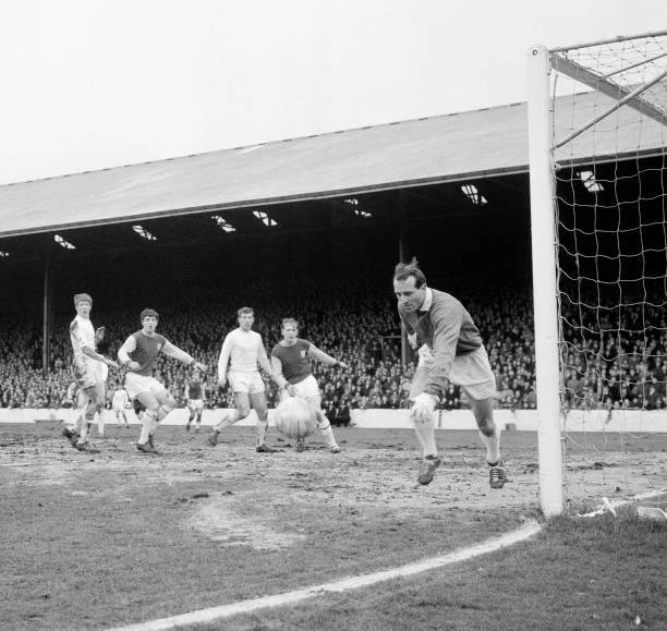 SHEFFIELD WEDNESDAY GOALKEEPER Ron Springett 1966 OLD PHOTO $8.50 ...