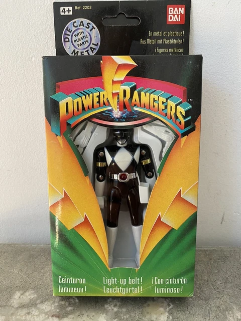 SENTAI POWER RANGERS Force Noire 1993 Light Up Belt Neuve En Boîte ...