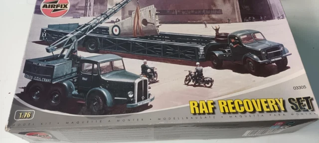 AIRFIX 03304-8 RAF Recovery Set WW2 1:76 Scale Model Kit ,COMPLETE ...
