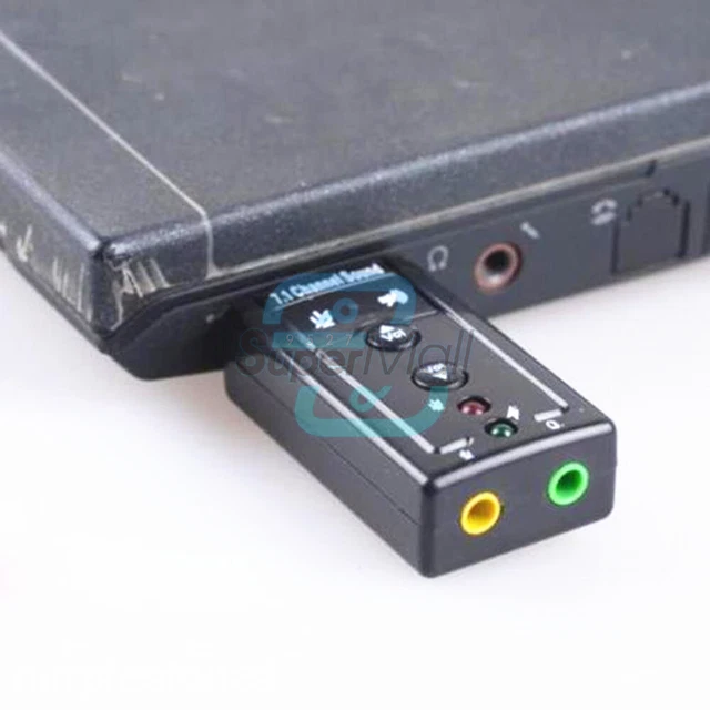 MINI USB 2.0 3D Virtual 480Mbps External 7.1 Channel Audio Sound Card Adapter EUR 1,57 - PicClick DE