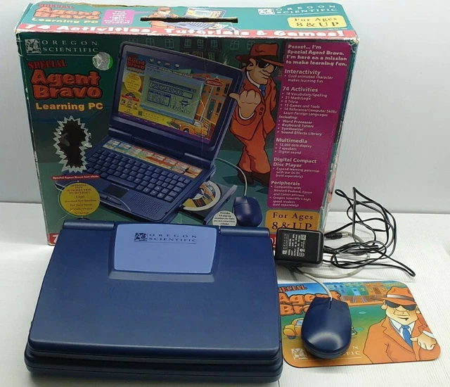 OREGON SCIENTIFIC LAPTOP Special Agent Bravo activities learning PC ...