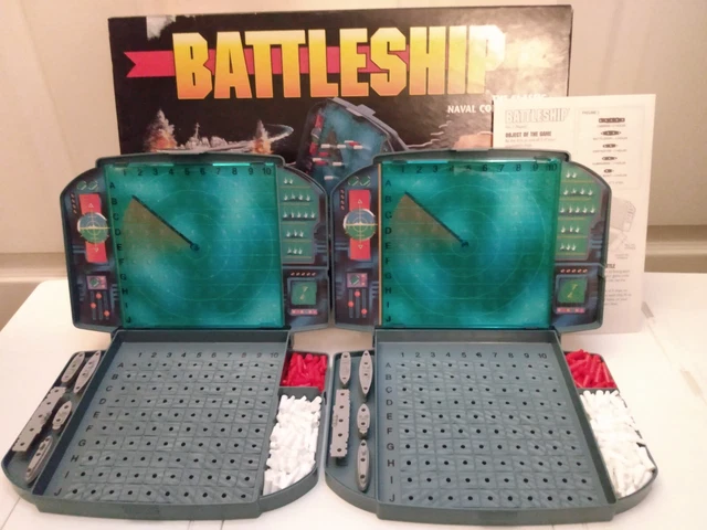 VINTAGE 1998 MILTON Bradley Battleship Naval Strategy Game Fully ...