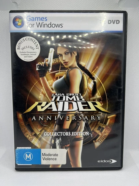 LARA CROFT TOMB Raider Anniversary Collectors Edition PC Windows DVD ...