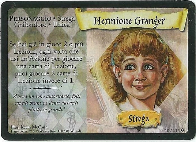 HARRY POTTER 37 Figurine Trading Card Game Italiano+Hermione Granger ...