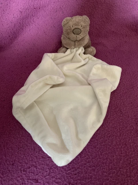 GEORGE ASDA TEDDY Bear Cream Comforter Soft Toy £8.00 - PicClick UK