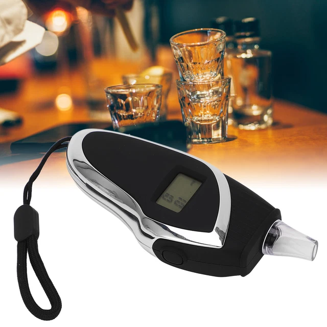 DIGITAL BREATH TESTER Drunk Meter 0.00-0.19%BAC Sensitive High Accuracy ...