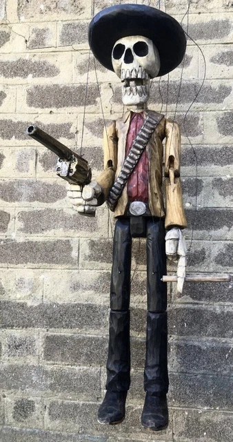 MARIONETTE GUNSLINGER - Handmade Original Puppet £755.00 - PicClick UK