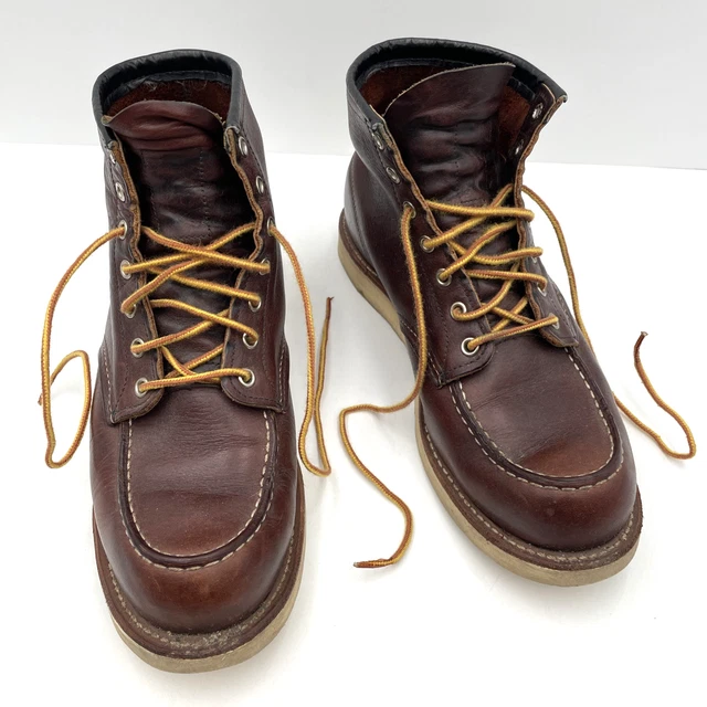 RED WING 8138 Moc Toe Boot Briar Oil Slick UK Size 9 B11 £95.00 ...