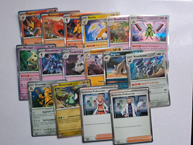 LOT COMPLET CO/UNCO 73 cartes Pokémon EV4.5 PAF Destinées de Paldea EUR ...