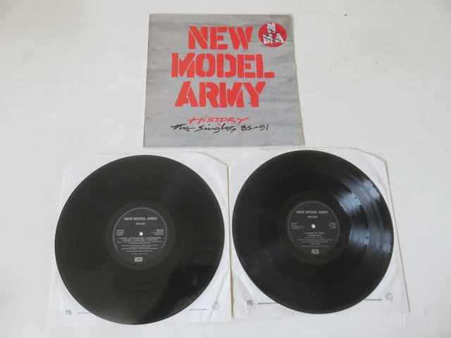 NEW MODEL ARMY History The Singles 85-91 1992 1ST PRESS VINYL LP & 12 ...