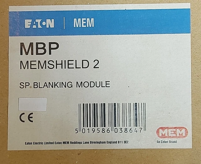 EATON MEM MBP BLANKS MEMSHIELD2 MEM2 MEMERA 2000 (PACK OF 4pcs) 1 ...