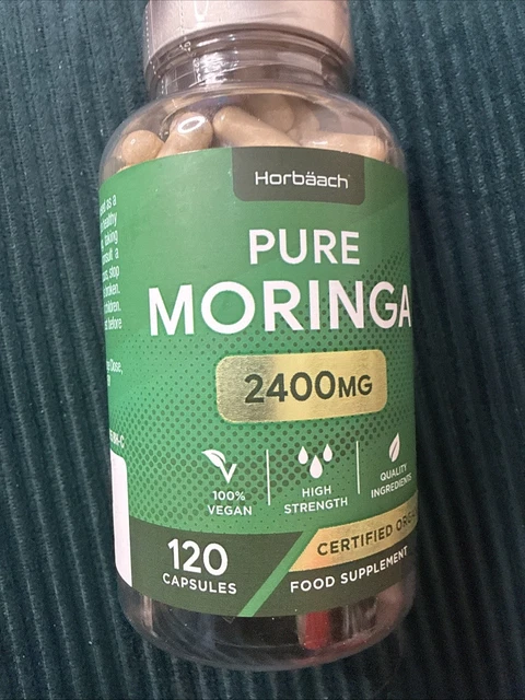 ORGANIC MORINGA CAPSULES 2400mg | High Strength Moringa Oleifera Leaves ...