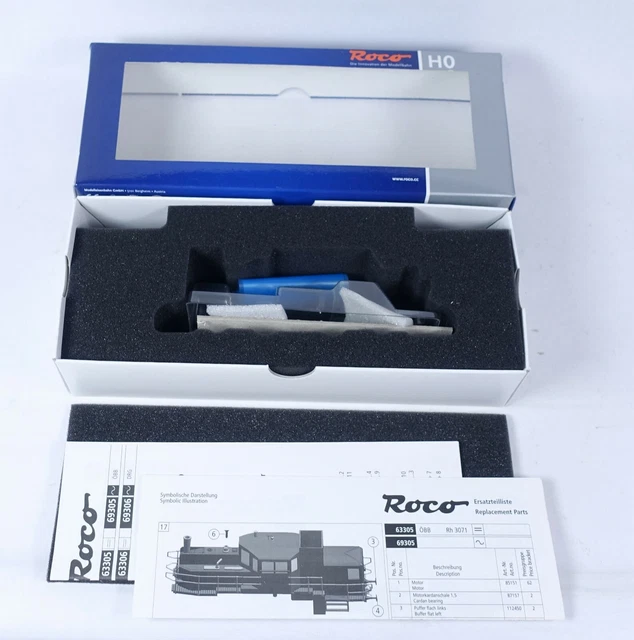 ROCO 63305 LEERKARTON H0 Dampf Triebwagen Dorftrottel 3071.18 ÖBB 69305 ...