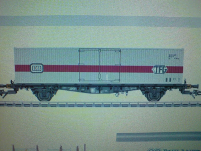 MÄRKLIN GÜTERWAGEN CONTAINERWAGEN DB / TFG aus Set 47370 der DB NEU in ...