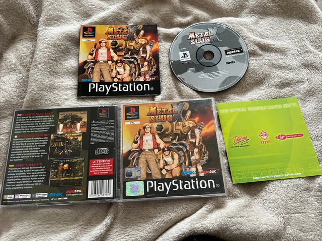 METAL SLUG X PS1 (COMPLETE) Sony PlayStation black label rare PAL £99.99 - PicClick UK