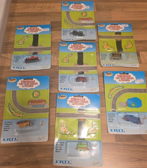 VINTAGE THOMAS THE Tank Engine ERTL Die Cast Miniature New 1993 Multi ...