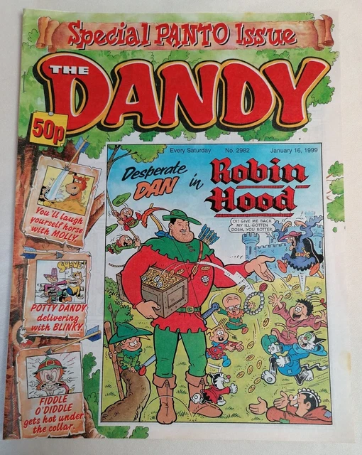 COMIC - VINTAGE British Comic The Dandy Fun For Boys & Girls No. #2982 ...