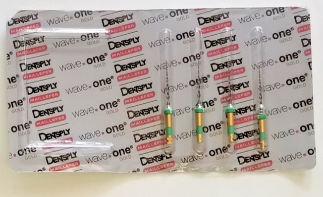 WAVEONE GOLD WAVE One Medium Endodontic File Root Canal Dentsply 4pk ...