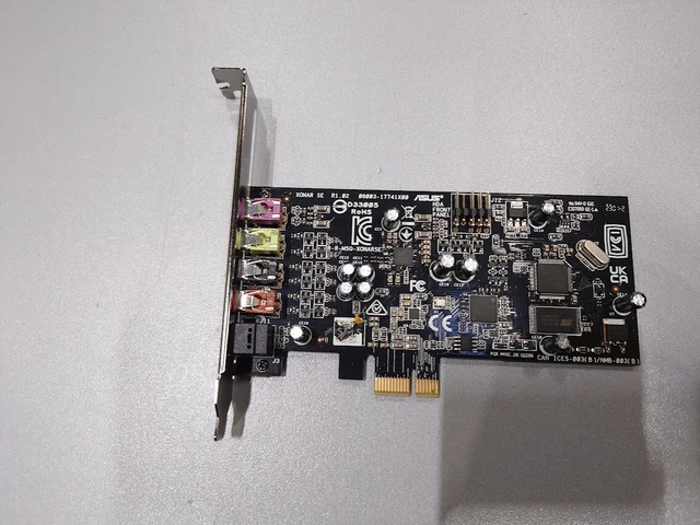 ASUS XONAR SE PCIe 5.1 Channel Sound Card, High-Definition Audio ...