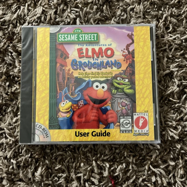 SESAME STREET THE Adventures of Elmo in Grouchland Mattel PC CD-ROM ...