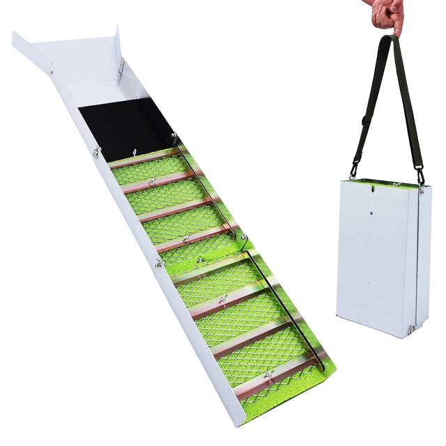 PORTABLE SLUICE BOX for Gold Mining, 42.3In Folding Aluminum Alloy ...